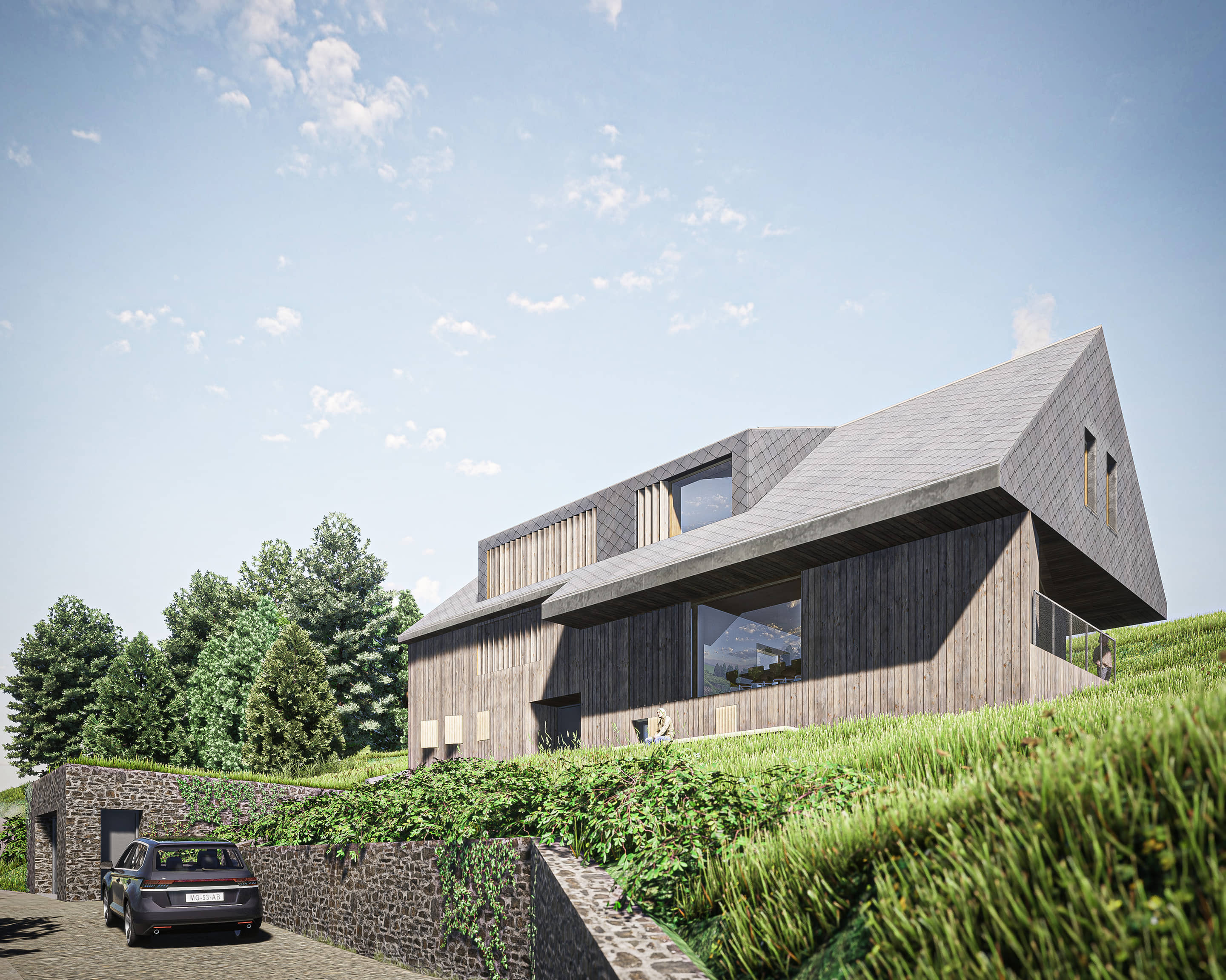 momentura - Moderní chata v horách